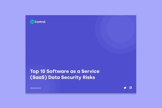 Top 10 SaaS Data Security Risks